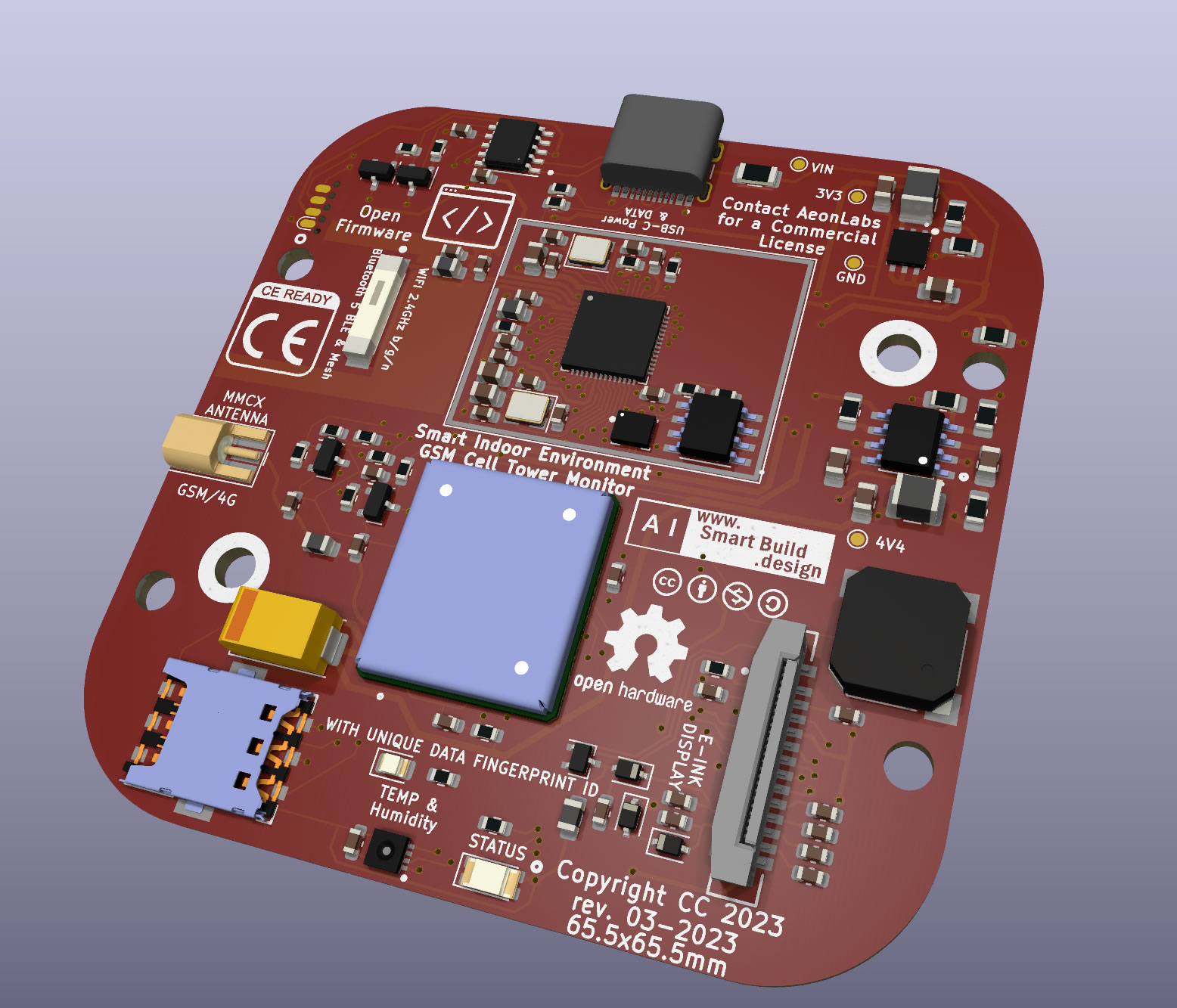 GitHub - aeonSolutions/AeonLabs-Smart-Indoor-Environement-GSM-4G-Cell ...