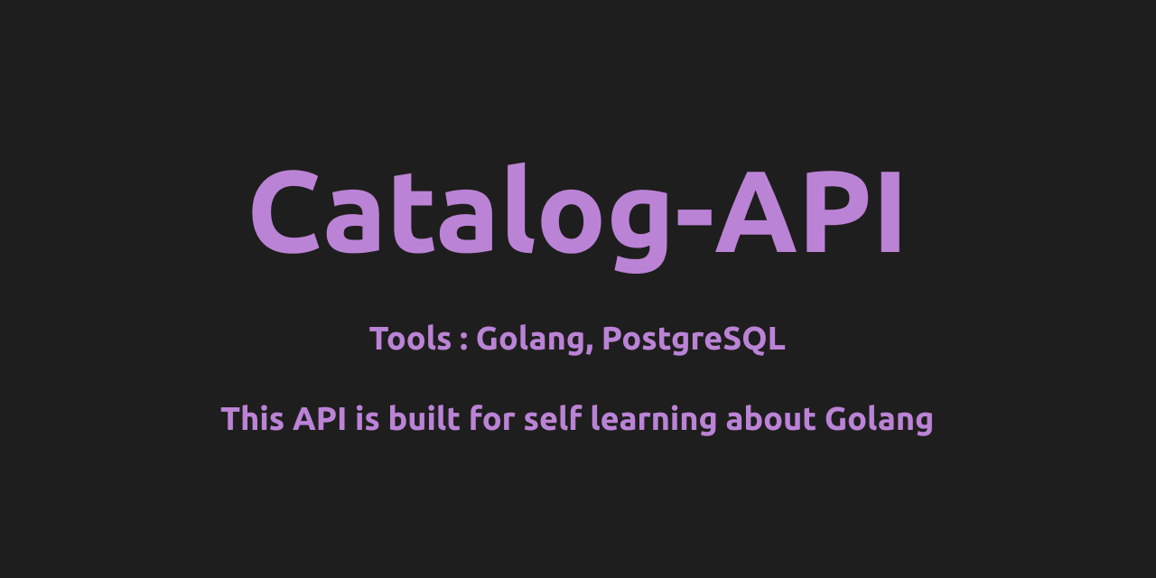 GitHub - mattgan31/catalog-api