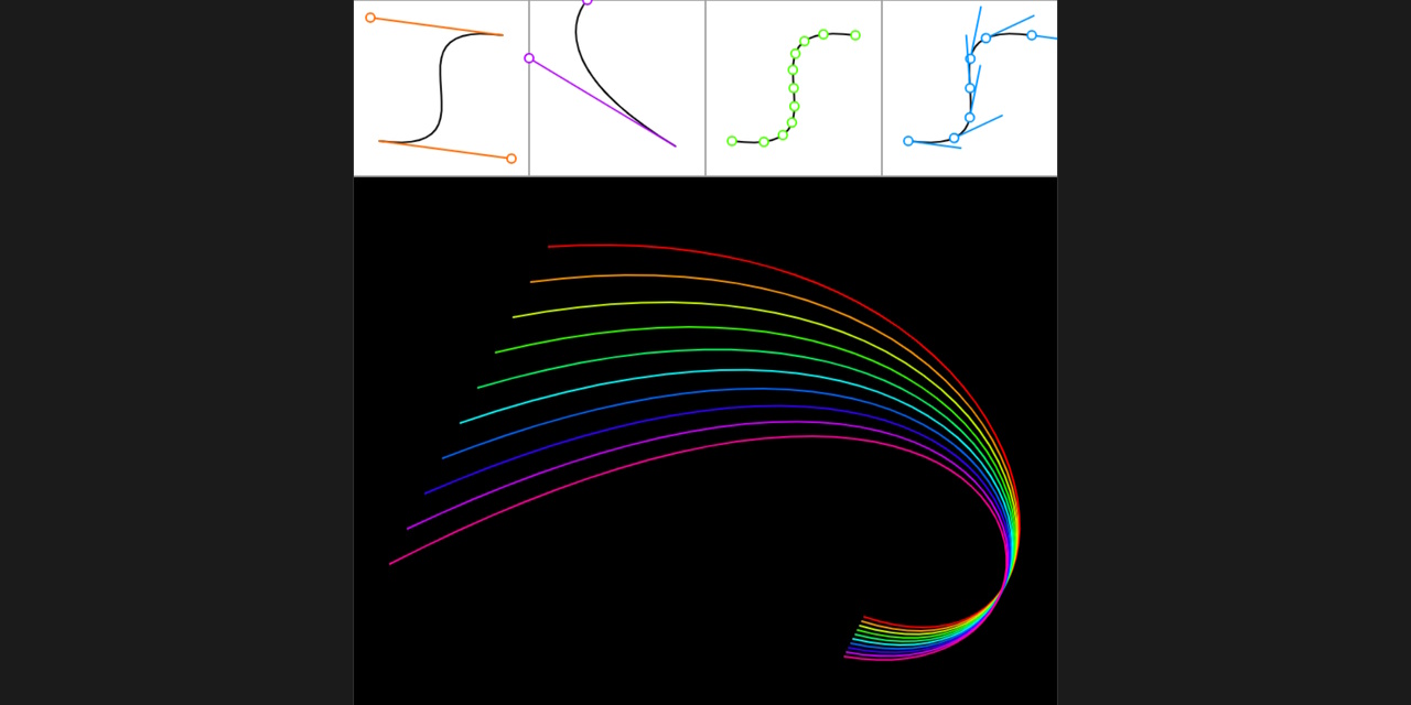 GitHub - GuilhemDuval/p5js_Bezier: Discovery exercise of p5.js