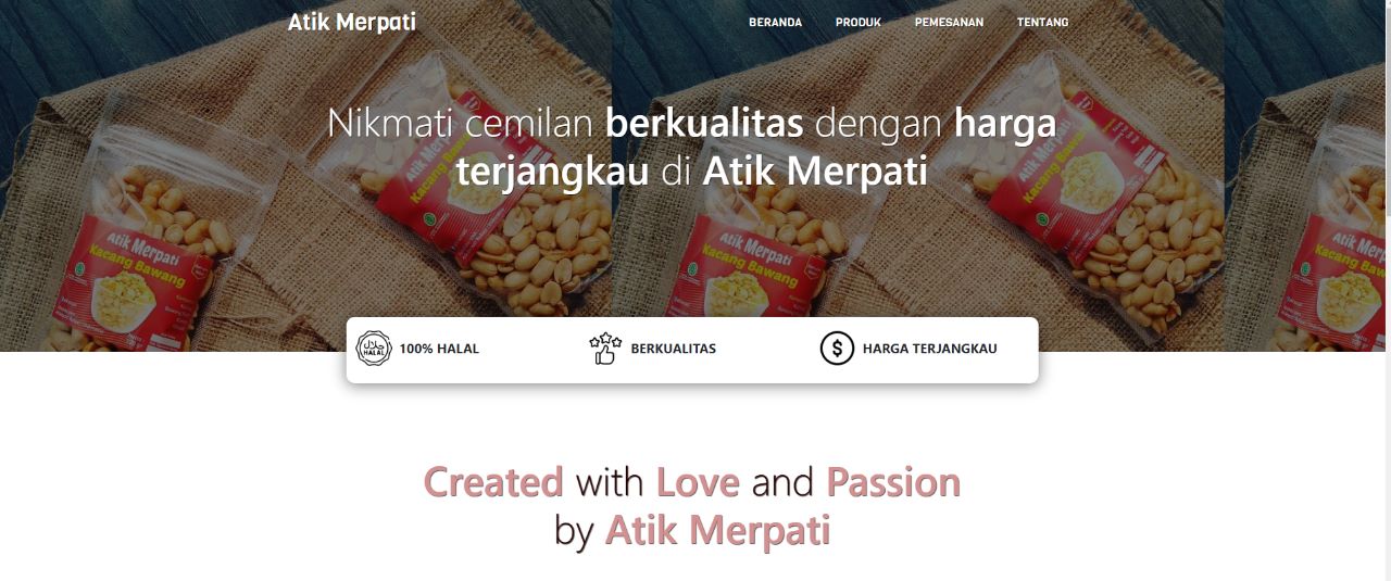 GitHub - hendyanlesnussa/Landing-Page-Atik-Merpati-UMKM-