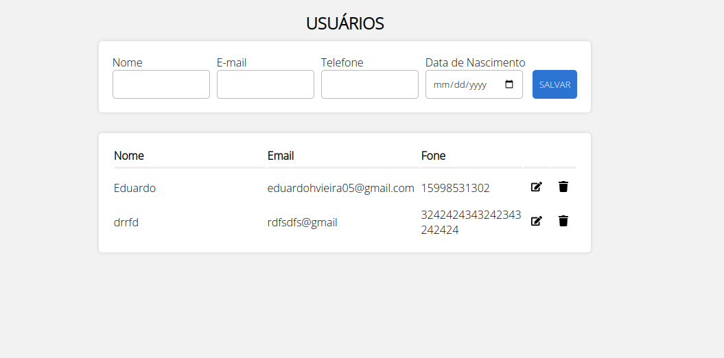 Github Eduard0vieiracrud Mysql Crud Made With Nodejs Mysql And React For My Self Learning