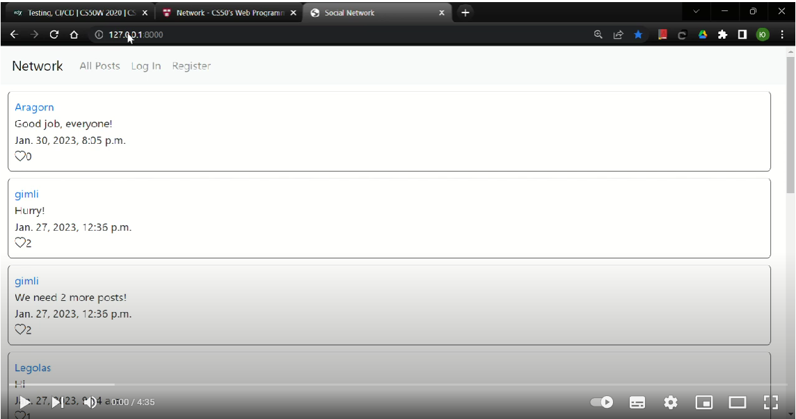 GitHub - YuryAnurov/Hrvrd_CS50_Pr4_Network-: Twitter-like network, with video presentation