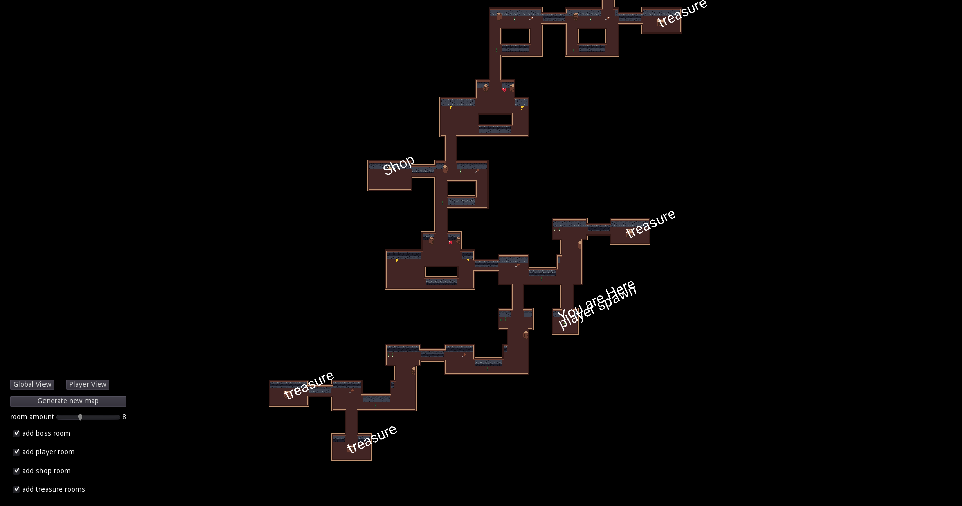 GitHub - Lukas311202/Godot-Gungeon-Generator: a random dungeon Generator similiar to the one in ...