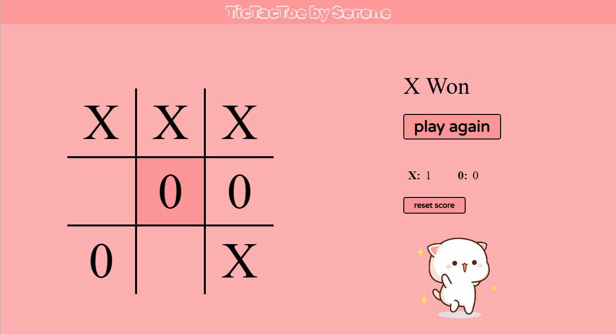 GitHub - serenearyal/tictactoe: A simple and responsive webpage of tic ... GitHub - serenearyal/tictactoe: A simple and responsive webpage of tic ...