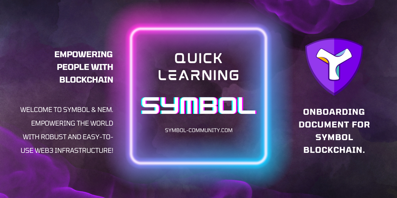 GitHub - ymuichiro/quick_learning_symbol_ko: Learn how to develop contracts using the Symbol ...