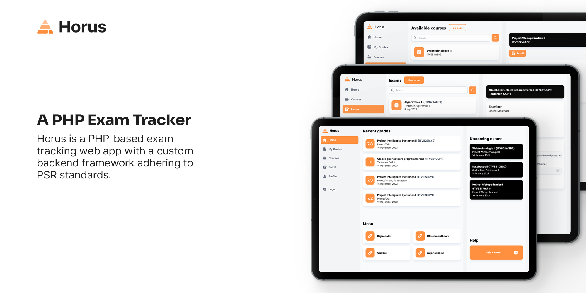 GitHub - HeadTriXz/Horus: Horus is a PHP-based exam tracking web app with a custom backend ...