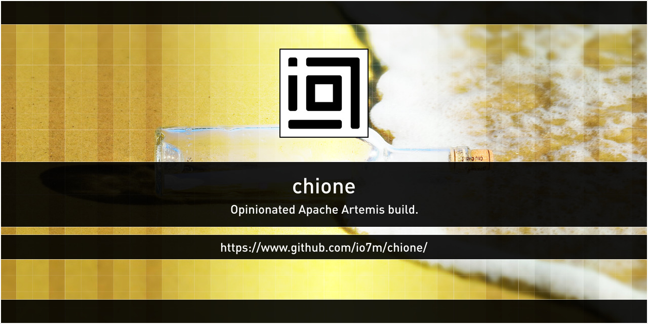 GitHub - io7m-com/chione: Opinionated Apache Artemis build