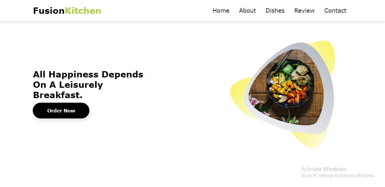 GitHub - Noumanabegum/Fusion-Kitchen: Food Order Website