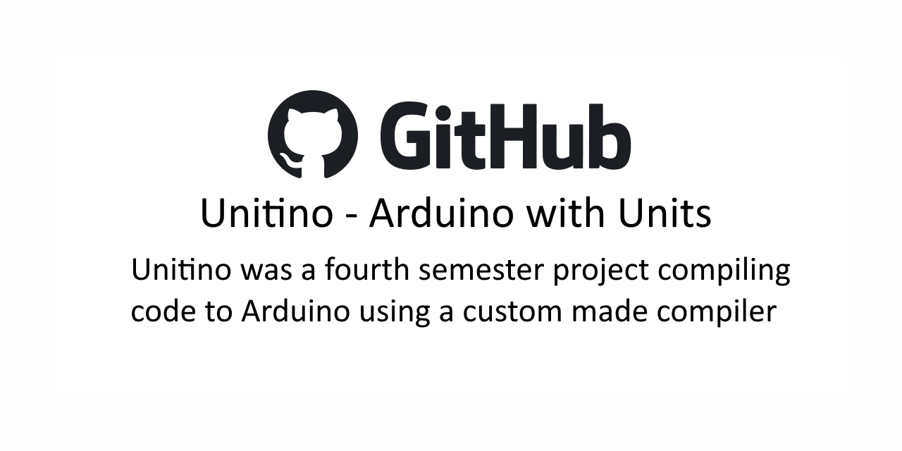 GitHub - JakobTopholt/P4-Unitino: SW4 project at AAU creating our own compiler