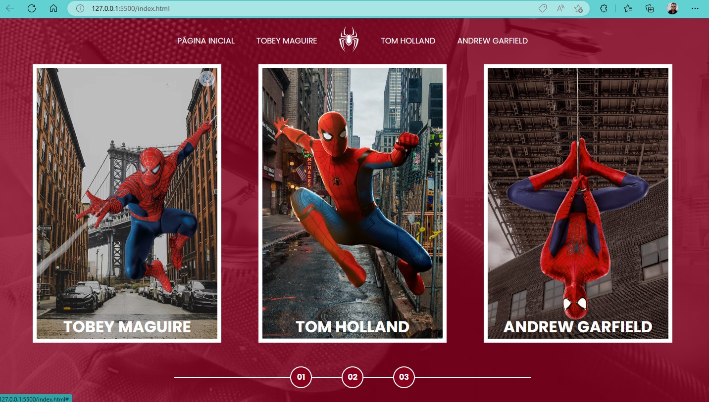 GitHub - sigmamix10/spider-man-multiverse-projeto-dio: Projeto do Site Spider-Man Multiverse ...