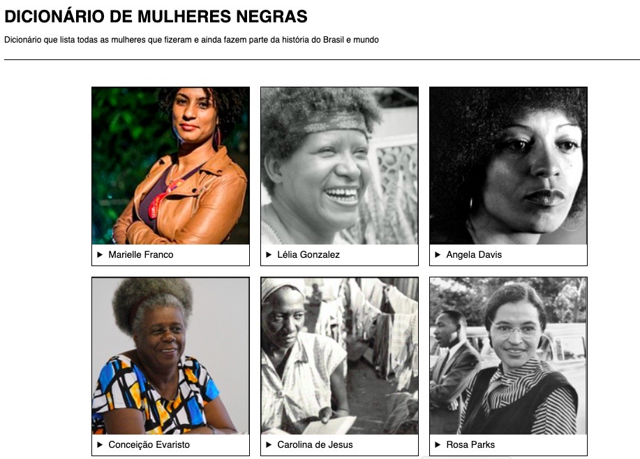 GitHub - debbywar/dicionario: Dicionário de mulheres negras