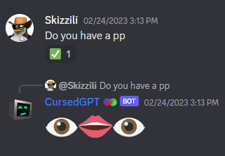 GitHub - TecnaGamer/CursedGPT: Bring ChatGPT and more to your discord!
