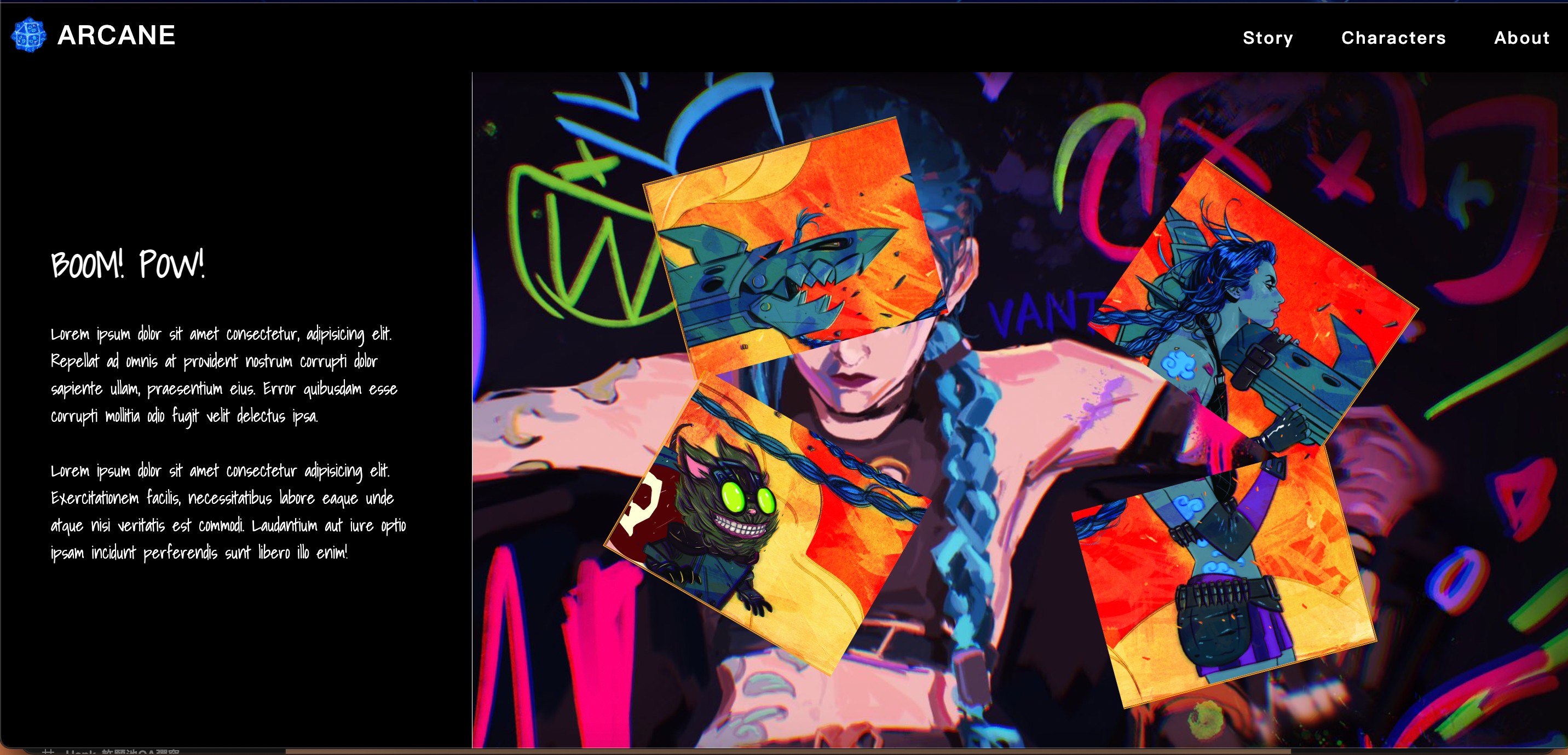 GitHub - chubbychang914/Arcane: Website based on the Netflix series Arcane