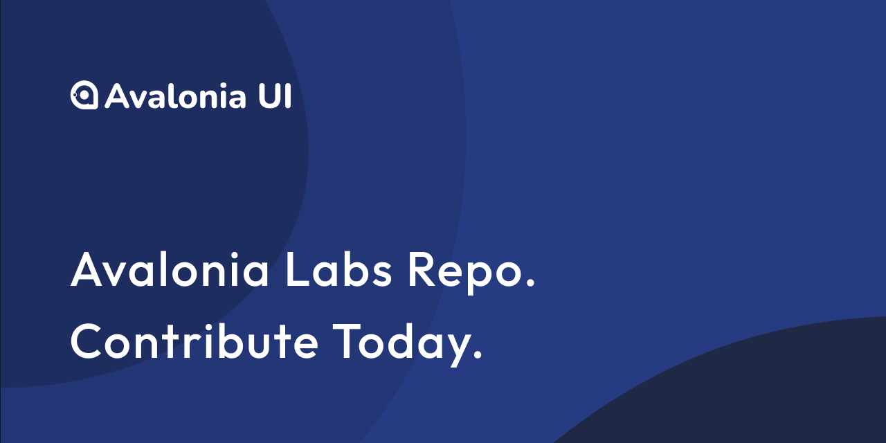 Github Avaloniaui Avalonia Labs Experimental Controls For Avalonia