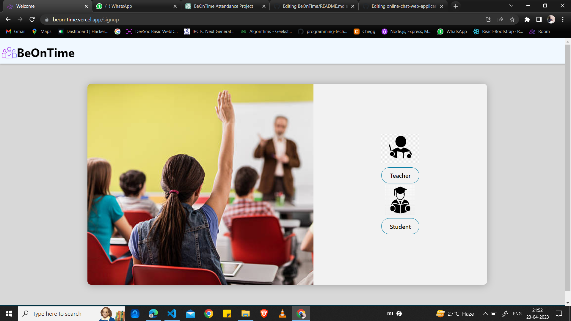 GitHub - Gaurav3646/BeOnTime