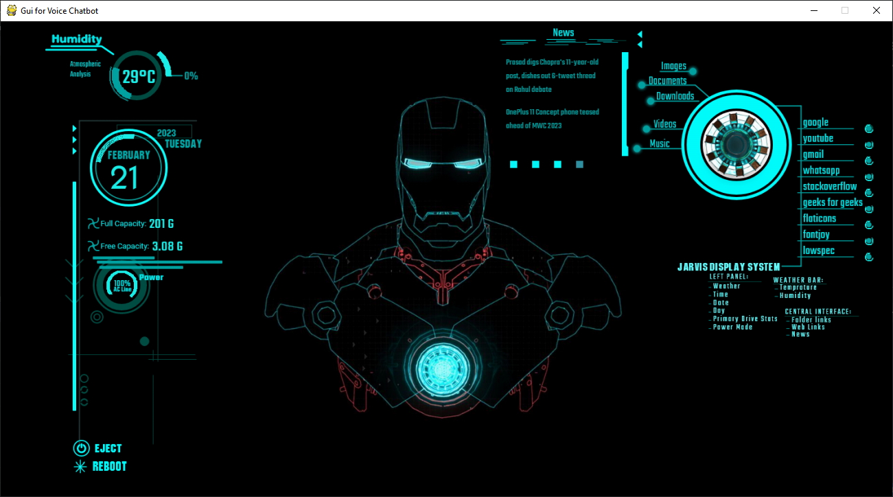 GitHub - PrathameshBhatkar/Jarvis_Gui: This is a Jarvis GUI