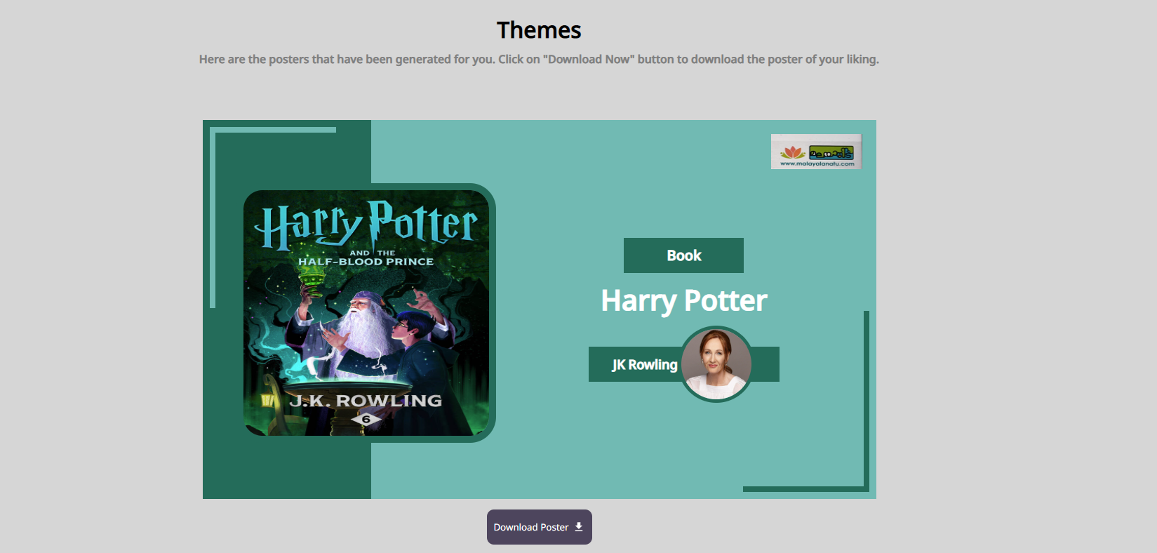 GitHub - dadisahis/poster-generator