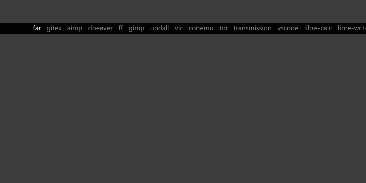 GitHub - scorpozoid/pmenu: Primitive batch launcher for Windows(r)(tm) looks like dmenu