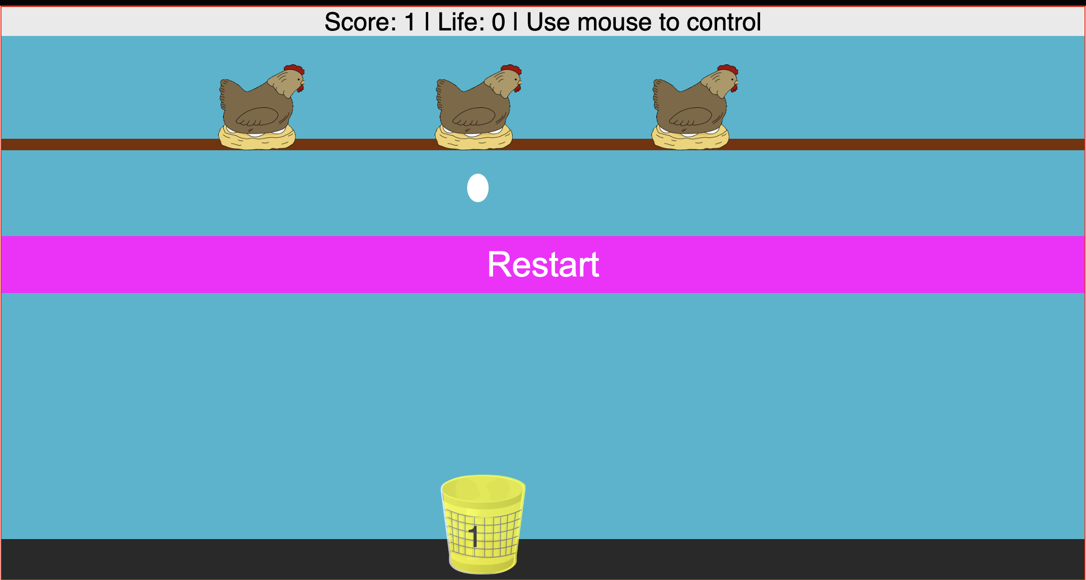 GitHub - Littlebirdwarrior/Catch-an-egg: Following @arshadasgar FreeCodeCamp Tutorial, I ...