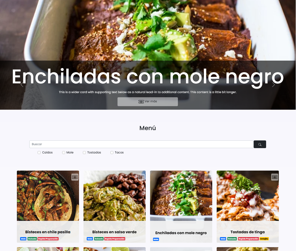 GitHub - GILLMtz/food-web-app: My cooking recipes es una aplicación web ...