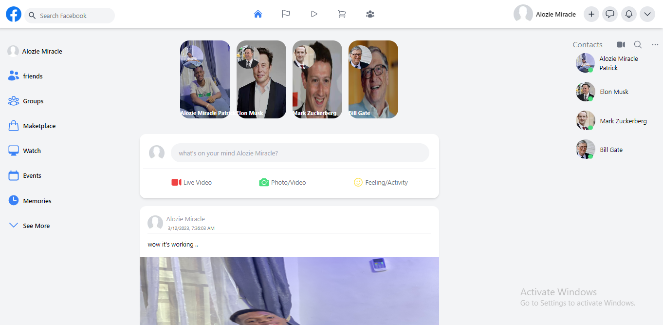 GitHub - Alozie-Miracle/facebook-clone: my facebook clone build