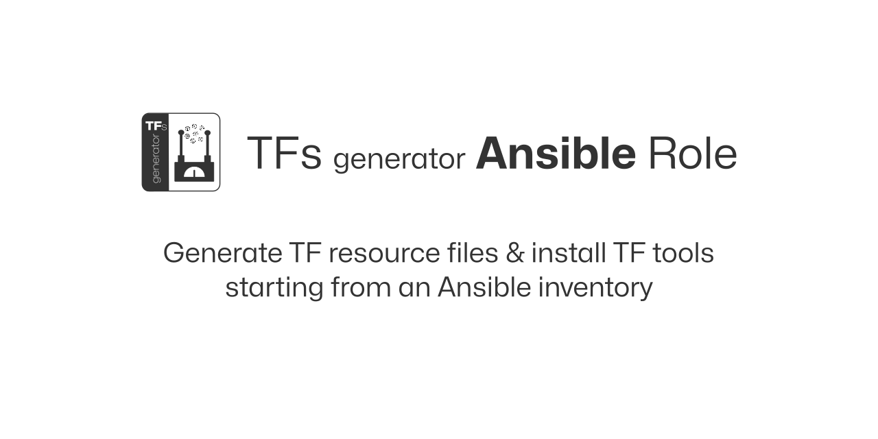 GitHub - mmul-it/tfs_generator: TF generator Ansible Role - TF manifests generation and management