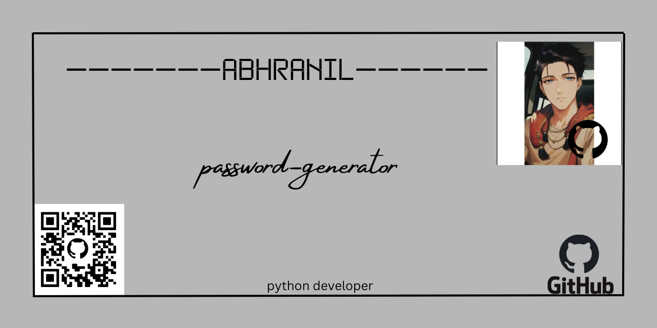 GitHub - Abhranil2004/password-generator