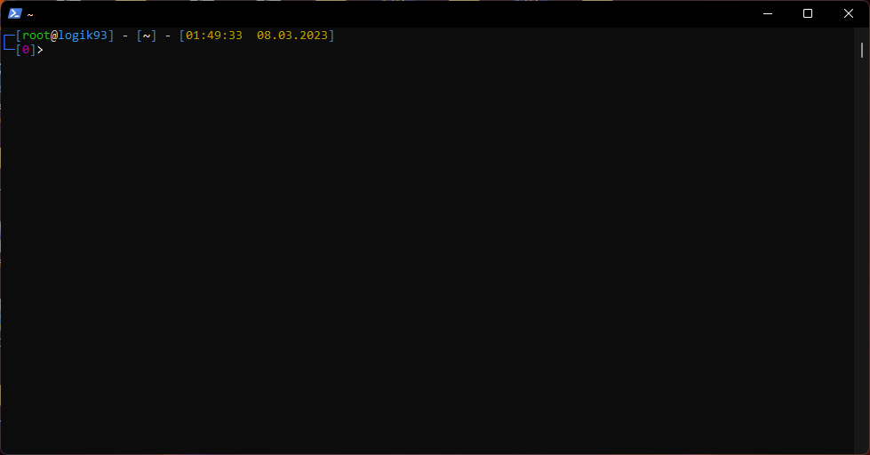 GitHub - logik93/rkj-logik.zsh-theme: Minimalist (one-liner) theme with ...
