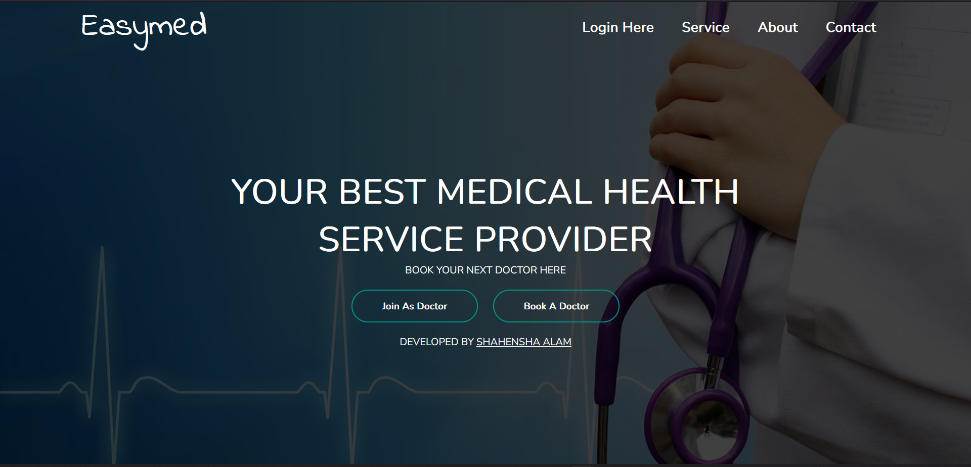 GitHub - mr-shahensha/Easymed: Easymed is a dynamic website using html, css, javascript, php and ...