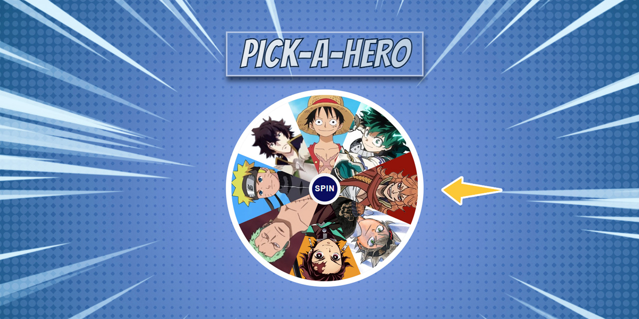 GitHub - MelissaHamilton/pickAHero: WIP - The Anime Hero Wheel is a fun ...