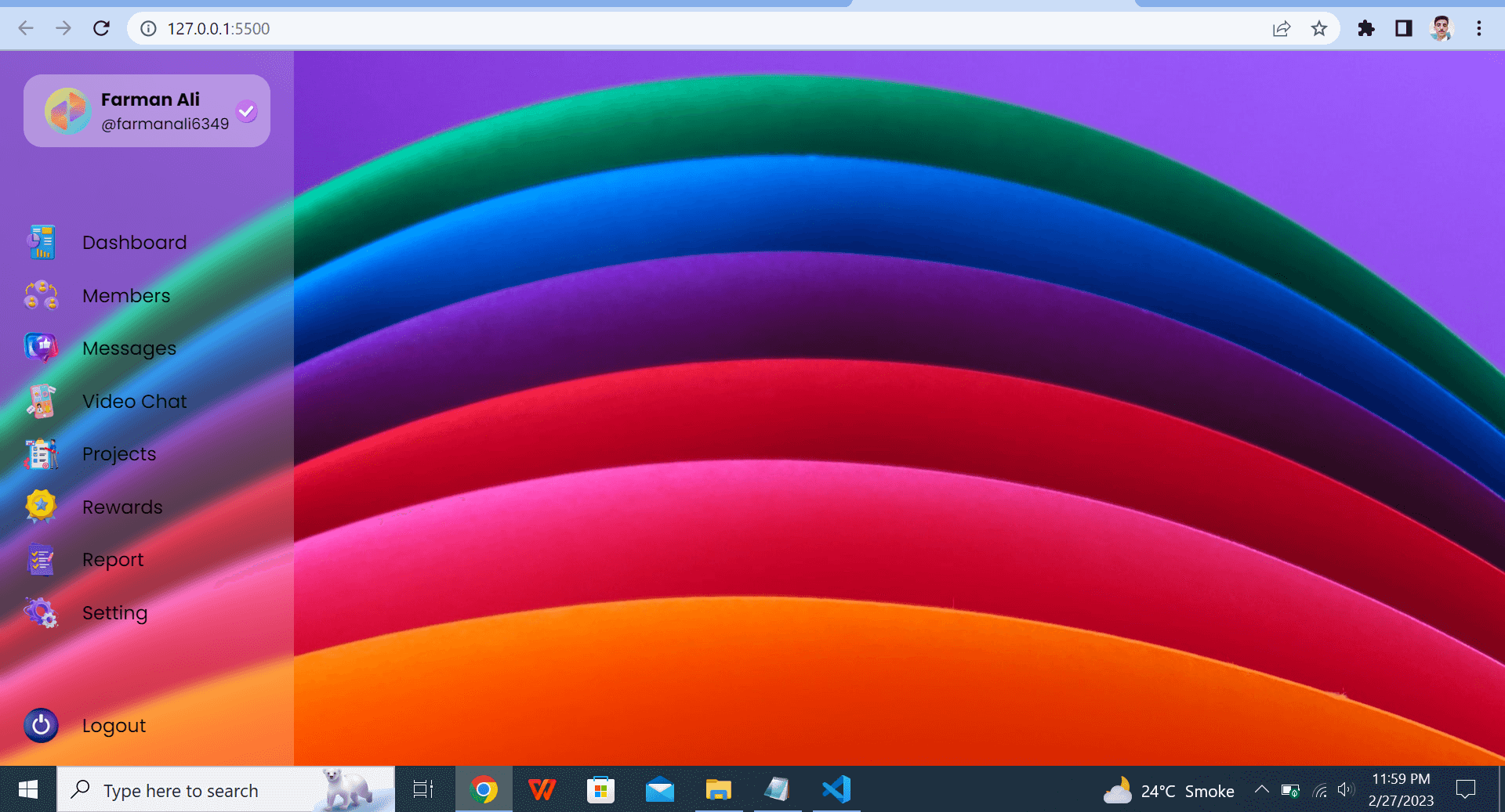 GitHub - farmanali6349/sidenavbar: This is expandable navbar that expands on hover.