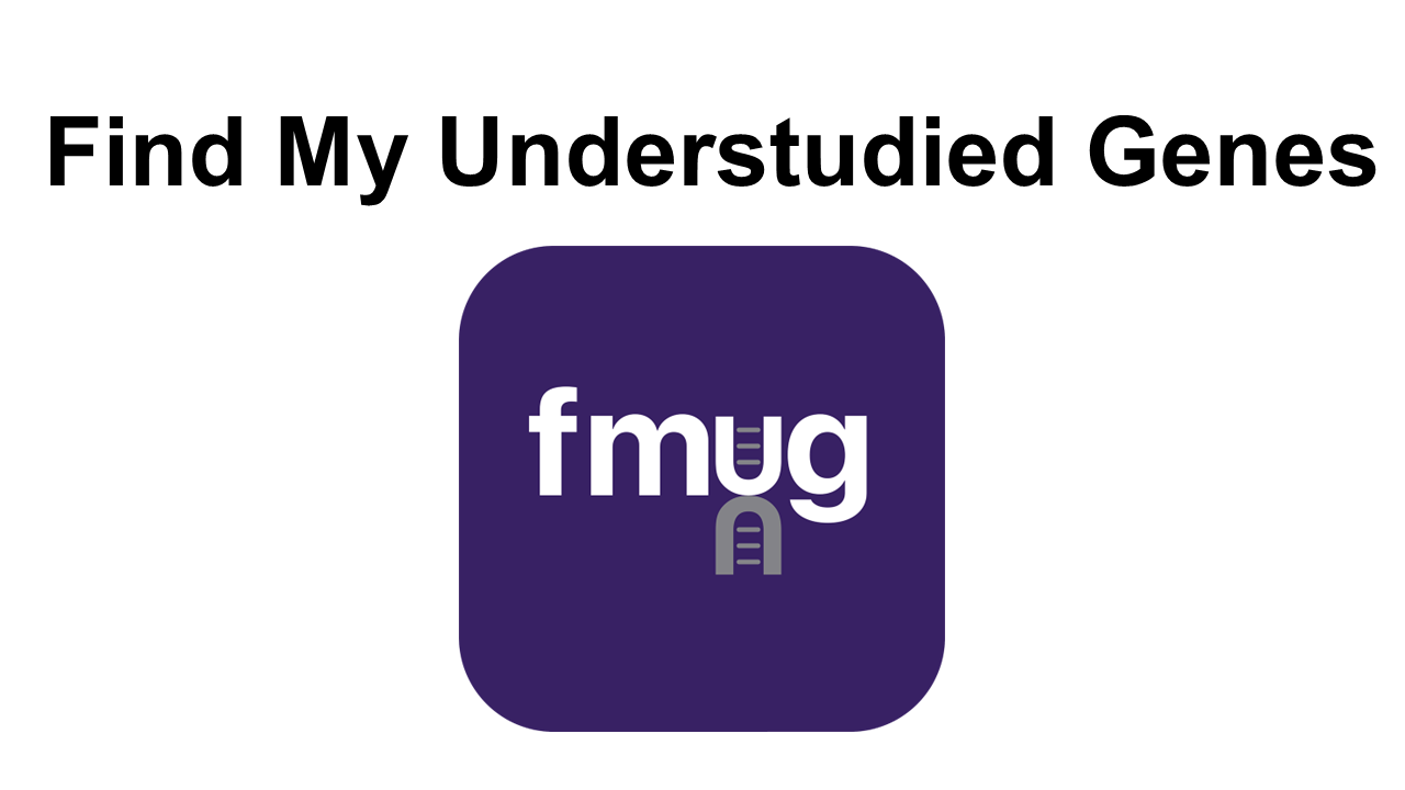GitHub - amarallab/fmug: Code to generate the Find My Understudied Genes app for Windows, iOS ...
