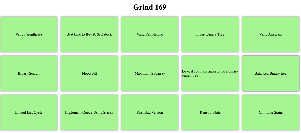 GitHub - HarshithaSolai/grind169: A flashcard app created using react.js useful for revising ...