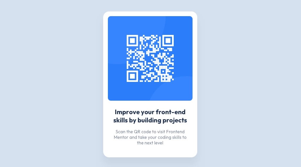 GitHub - FelipeGuerra5/QRCode-Component: Front-end Mentor Challenge QrCode component