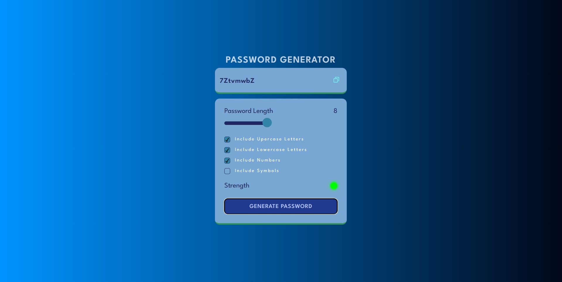GitHub - aakifahmed2710/Password-Generator