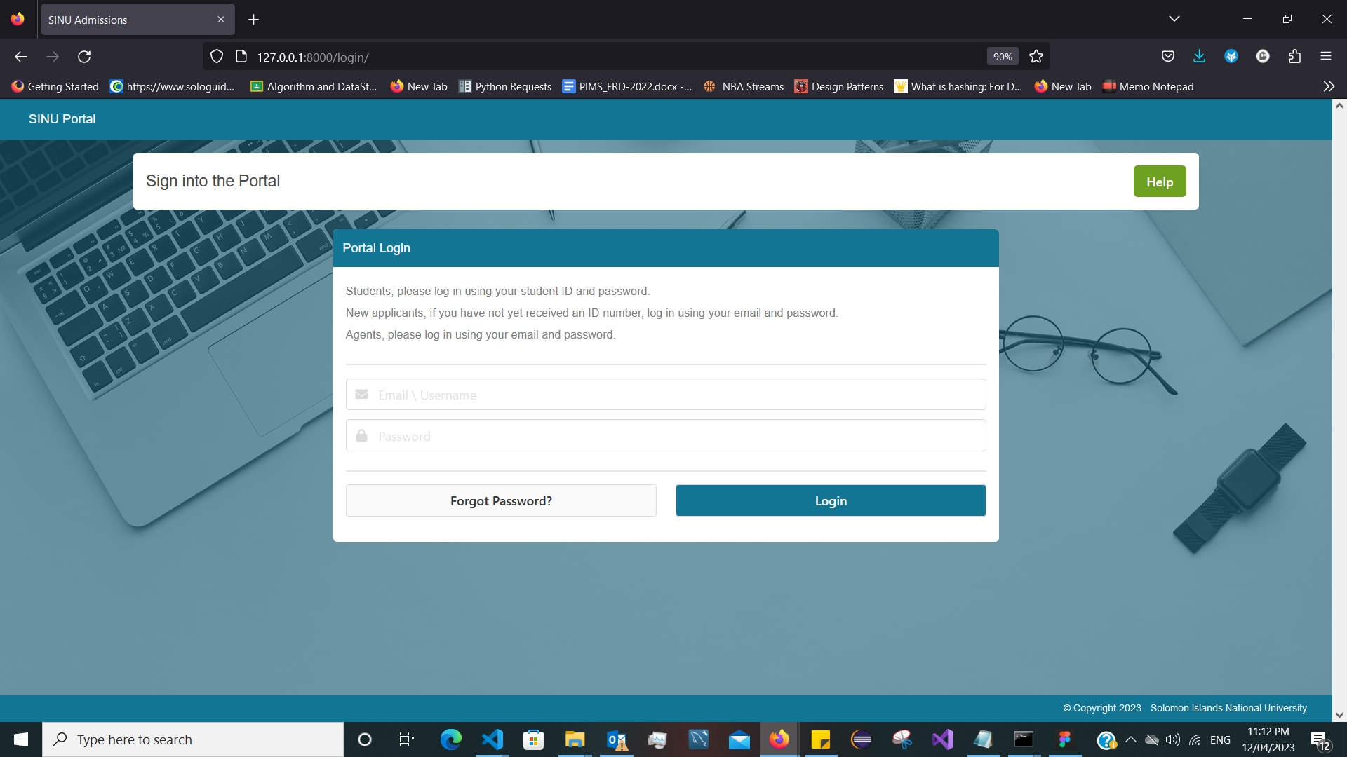 GitHub - b-tupiti/sinu-admission-portal: An Online Admission ...