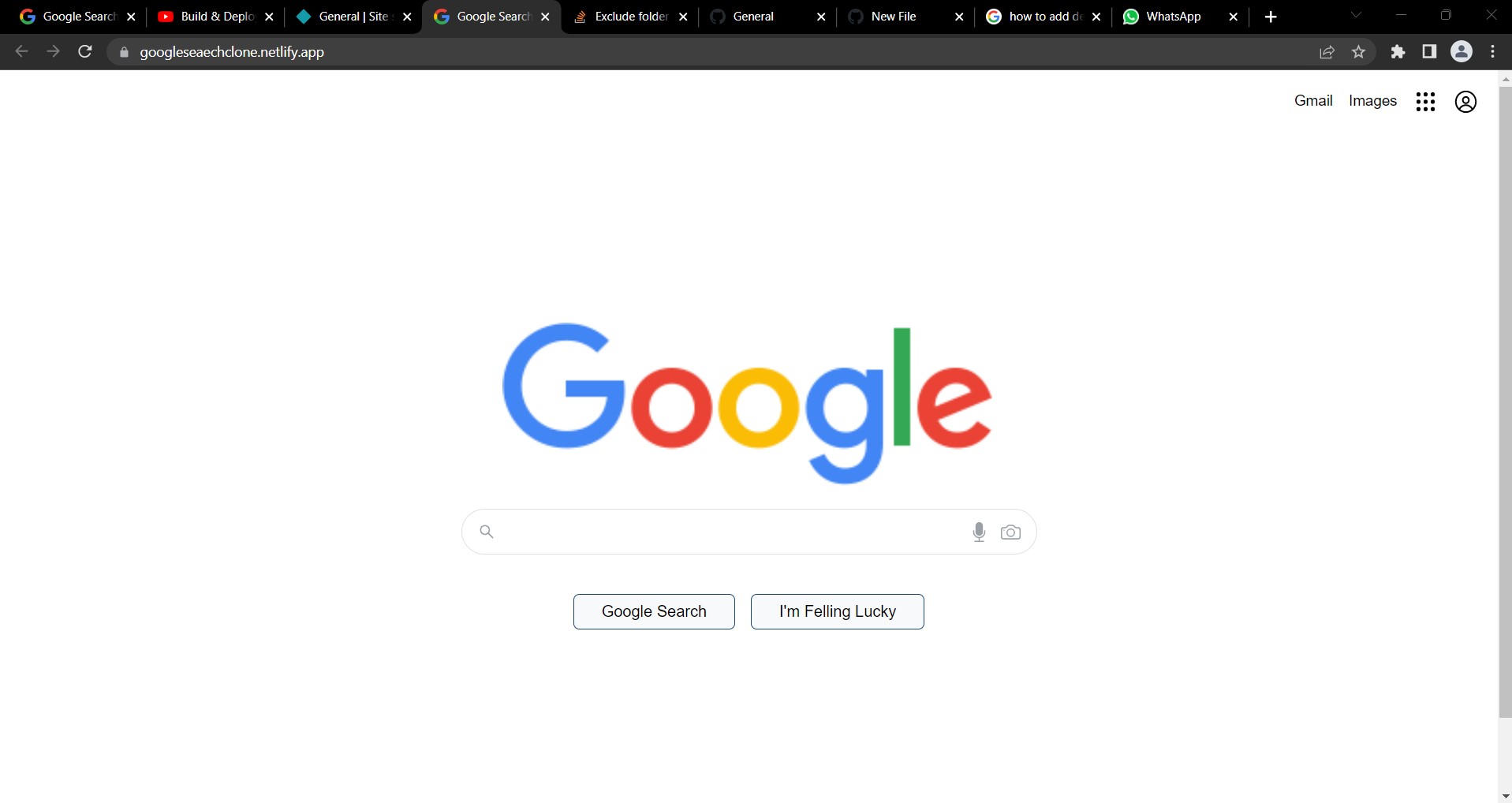 GitHub - ShubhanakarCoder/Google_Clone