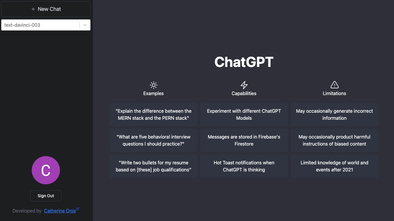 GitHub - CatherineJOnia/ChatOnia: A web application that allows users to choose between the ...