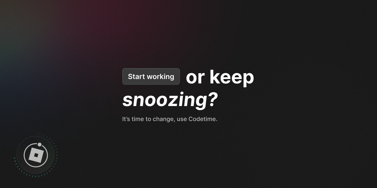 GitHub - BloxcodeHQ/Codetime: Stay focused on your next big project with the Codetime Prmodoro ...