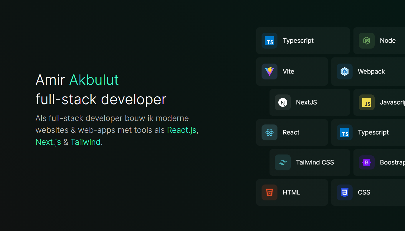 Github Amirakbulut Portfolio Portfolio Website Of Amir Akbulut