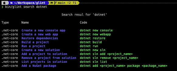 GitHub - zaagan/glint: Never forget a command again with our cheat ...