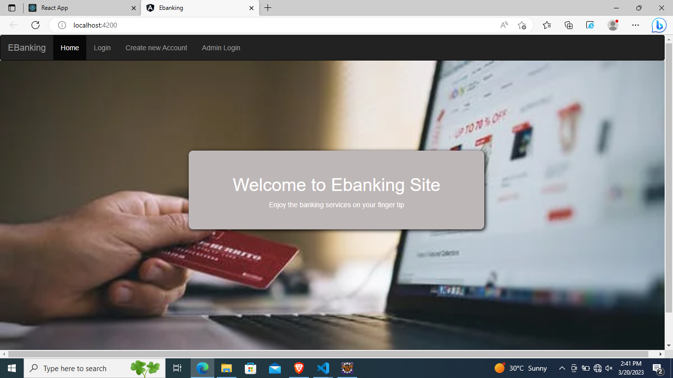 GitHub - coderpratik777/Ebanking-Frontend: Online Ebanking System Frontend