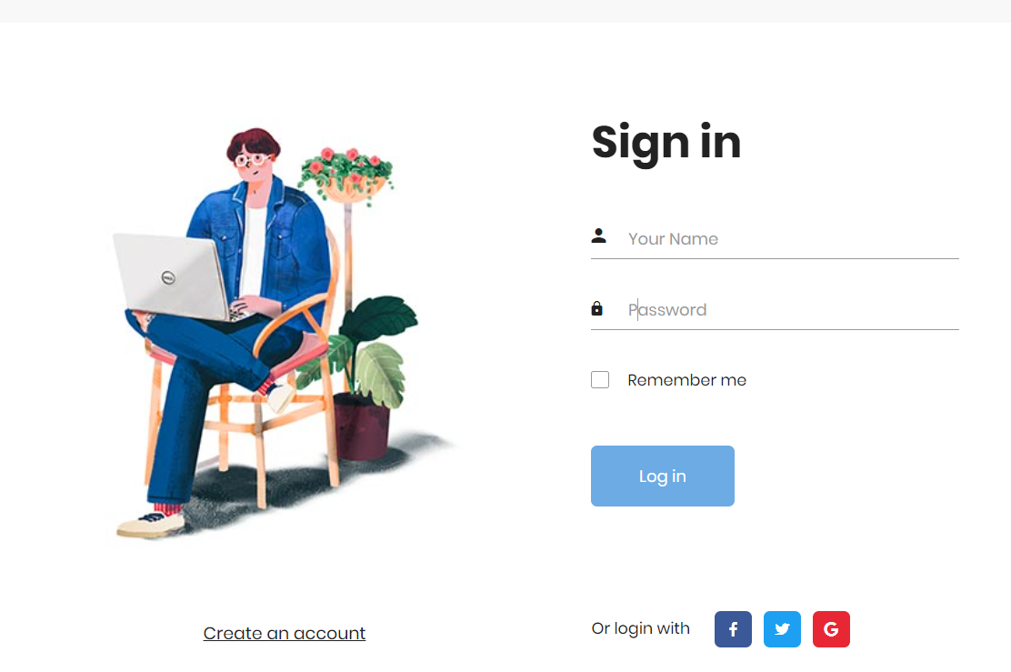 GitHub - OnShubham/Login_Page