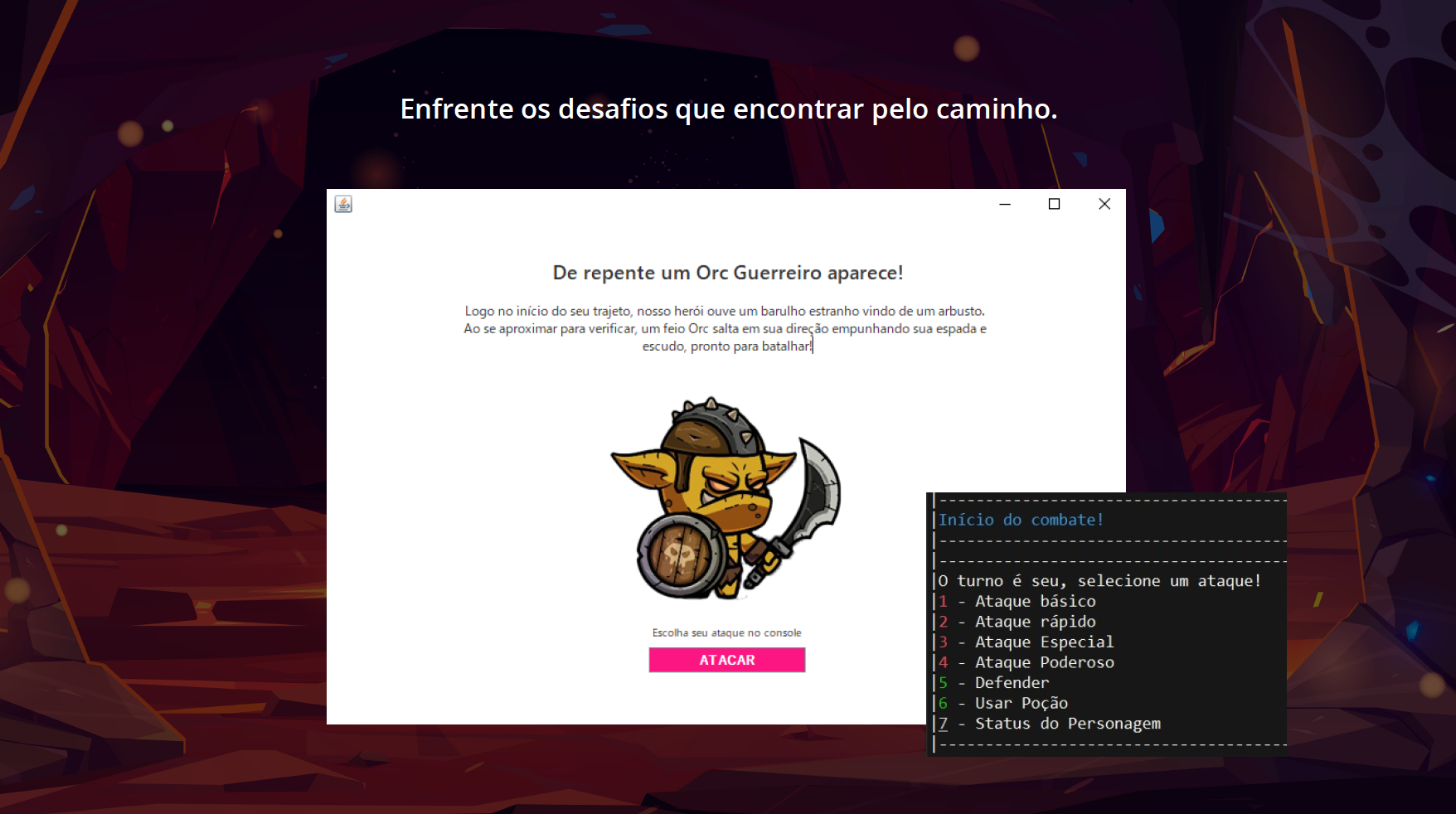 Github Lailadarosarpg Text Based Java Projeto Em Grupo De Um Jogo De Rpg Utilizando Somente 