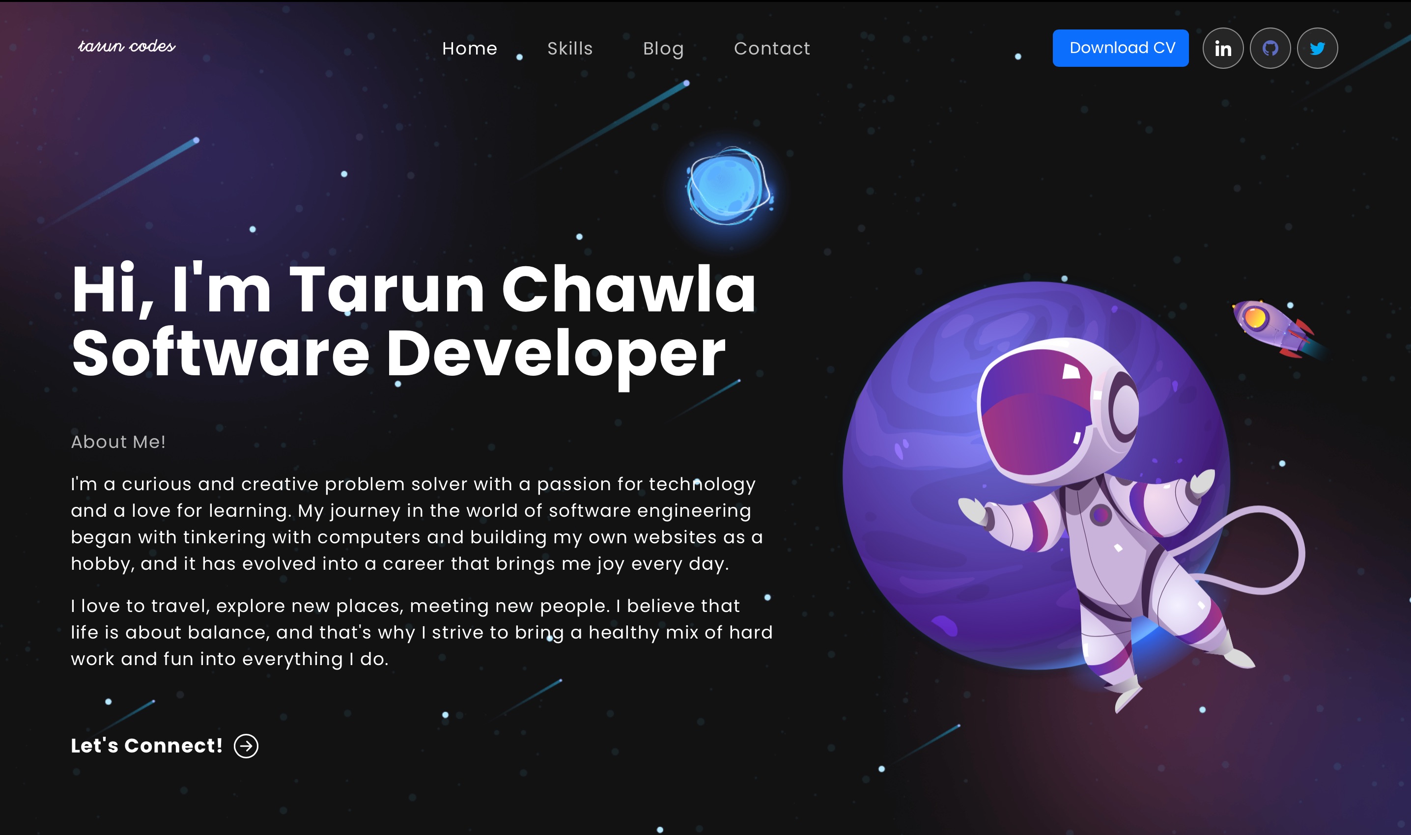 GitHub - tcchawla/final-portfolio: Hello, This is my personal portfolio ...