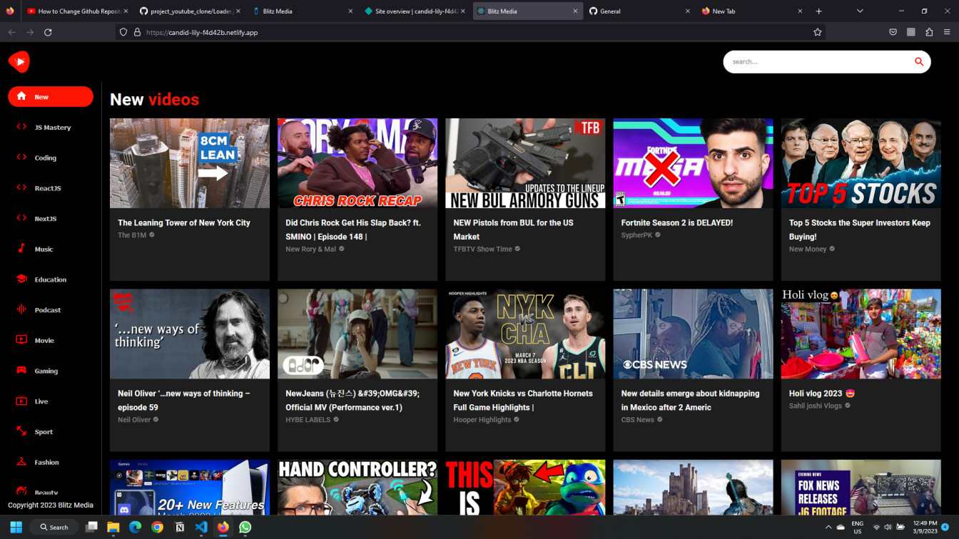 GitHub - VoodooIsT/youtube_clone
