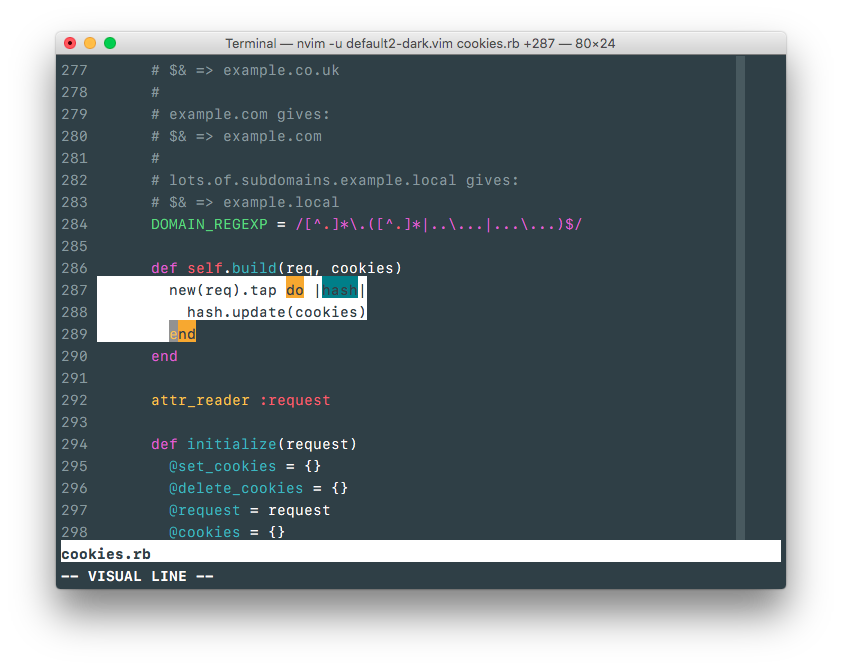 GitHub - jeffkreeftmeijer/vim-dim: Dim (/dɪm/; a contraction of Default ...