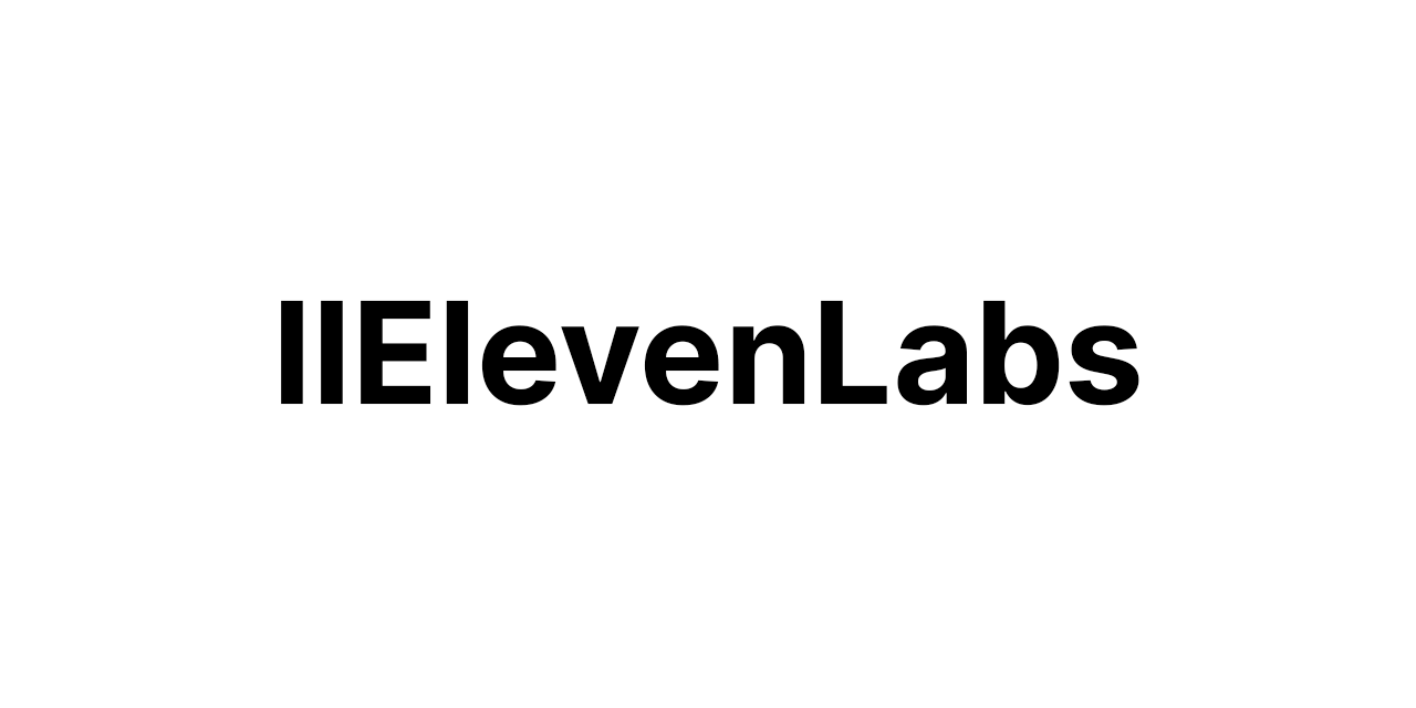 GitHub RageAgainstThePixel ElevenLabs DotNet A Non Official 