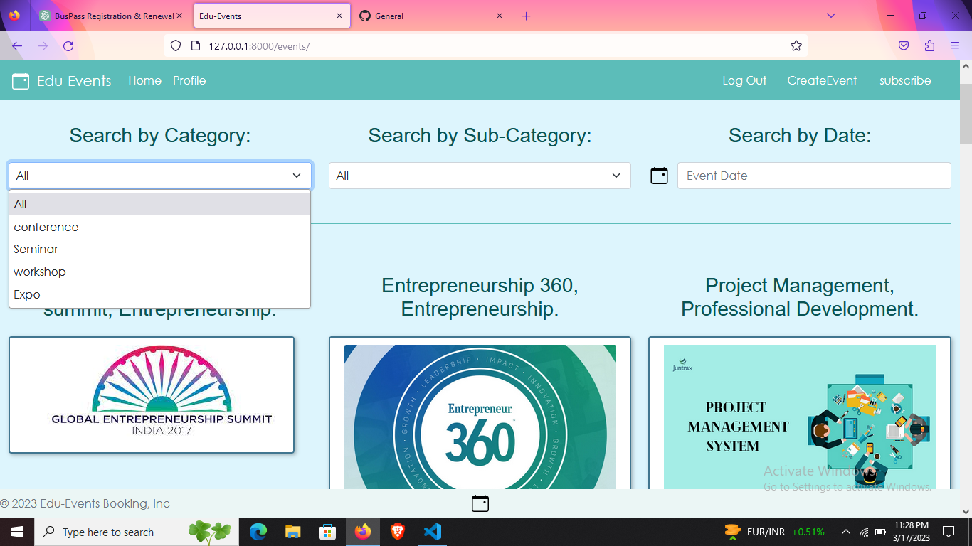 GitHub - prashanth091/Event-Booking-System: Educational Event Booking ...