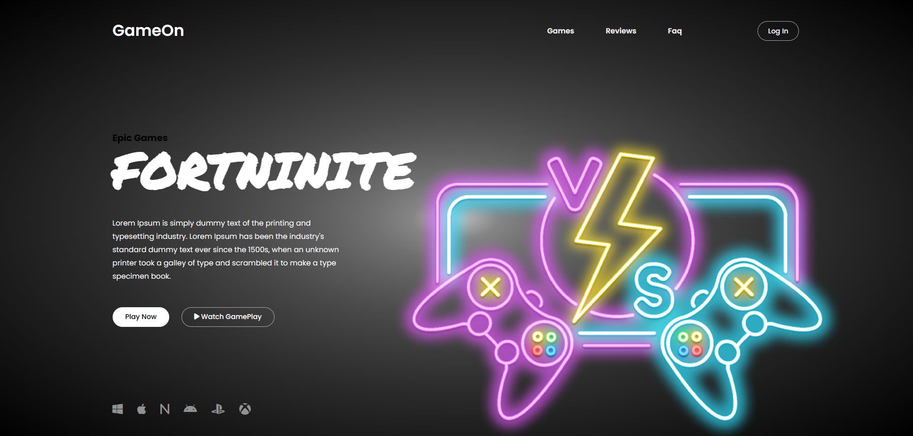 GitHub - PEIXUANLUO/GameOn